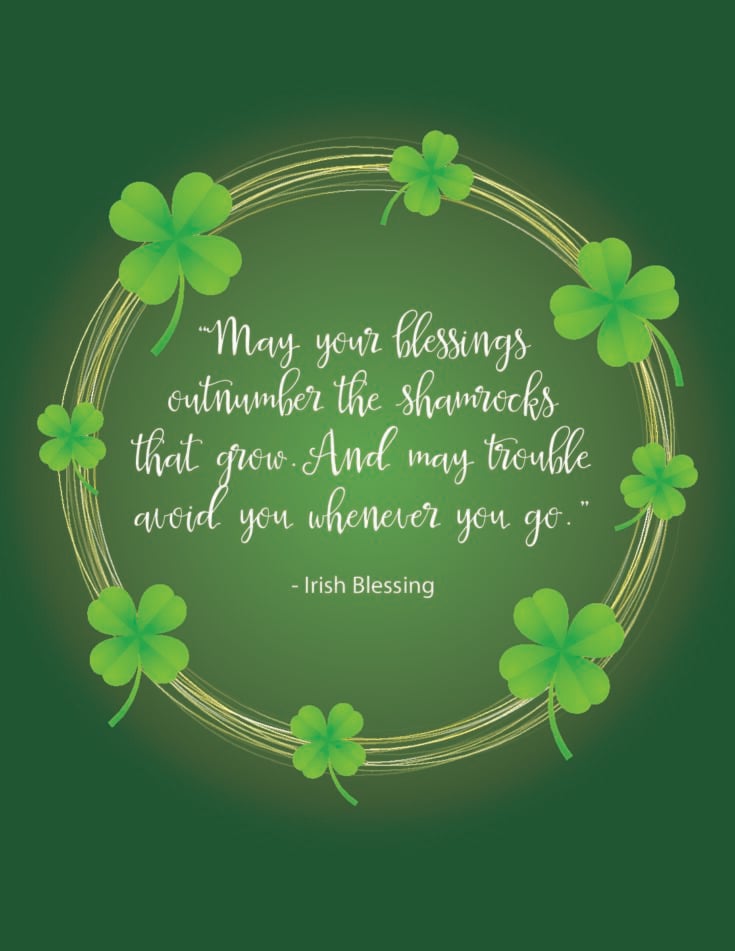 3 Free Printable Happy St. Patrick's Day Quotes
