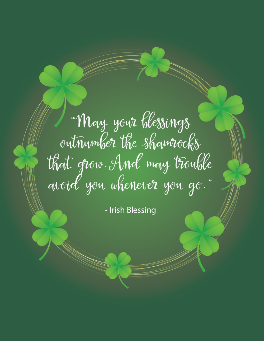 3 Free Printable Happy St. Patrick's Day Quotes