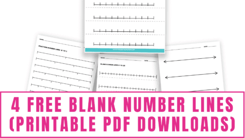 3 Free Negative Number Line PDFs + Worksheets - Freebie Finding Mom