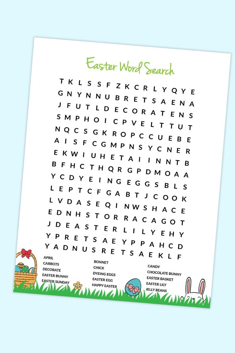 Word Search Printables