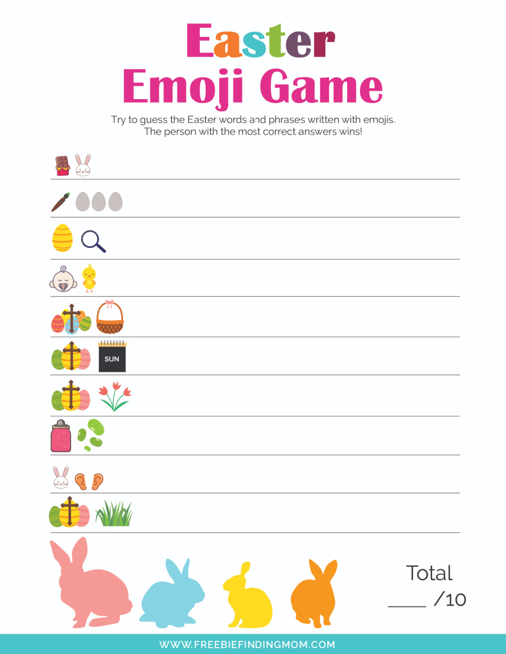 5 Printable Fun Easter Games For Kids Freebie Finding Mom