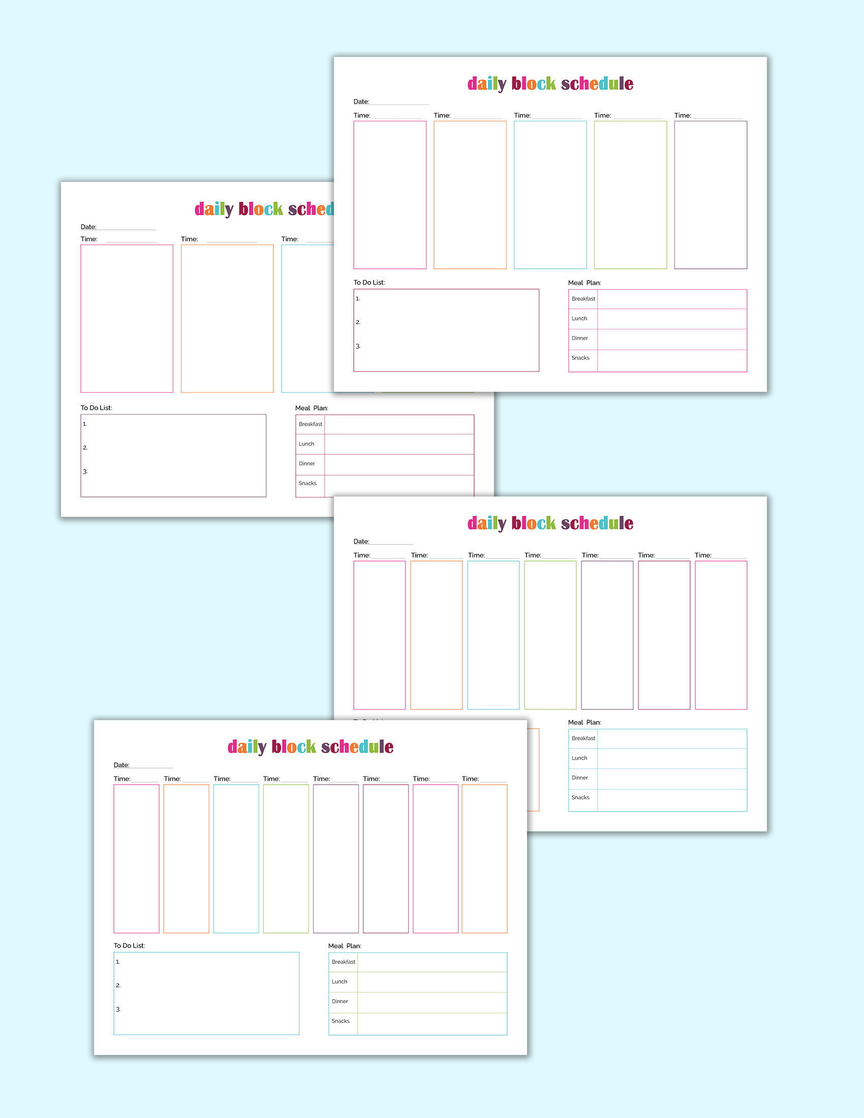 What Is Block Scheduling Freebie Finding Mom