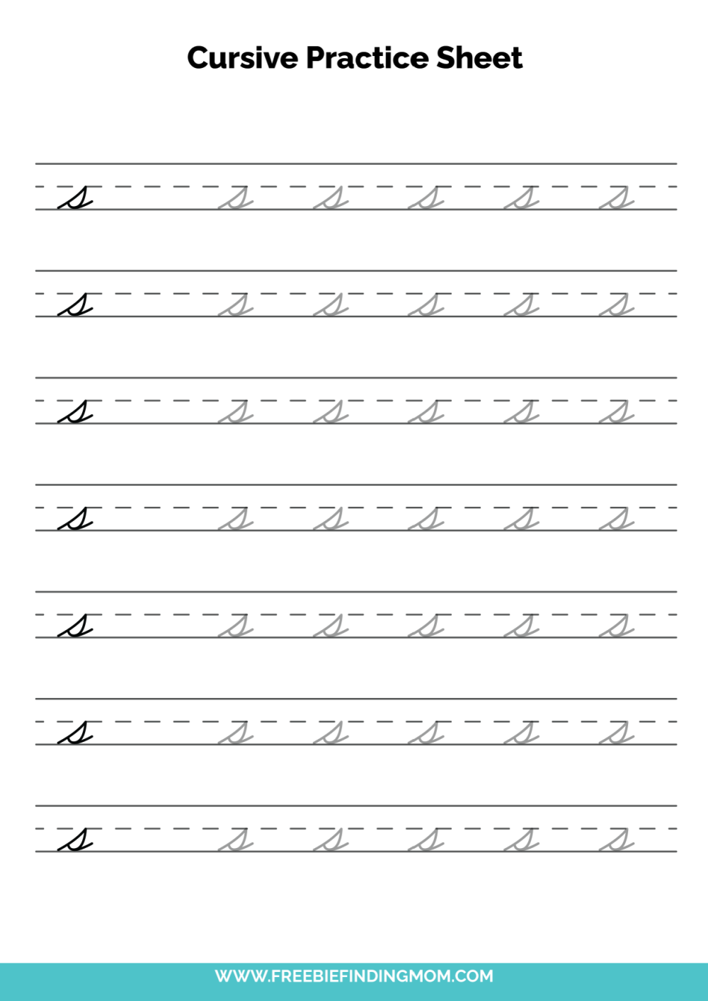 Cursive S Worksheet Atelier yuwa ciao jp Cursive S Worksheet Atelier yuwa ciao jp