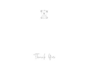 3 Printable Baby Shower Thank You Cards