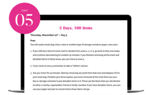 Kick The Clutter Challenge