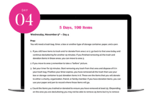 Kick The Clutter Challenge