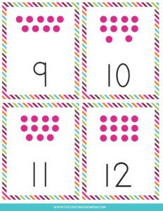 Free Number Flashcards Printable 1-20 (PDF Downloads)