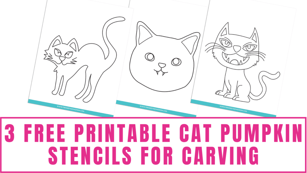 3 Free Printable Cat Pumpkin Stencils For Carving Freebie Finding Mom