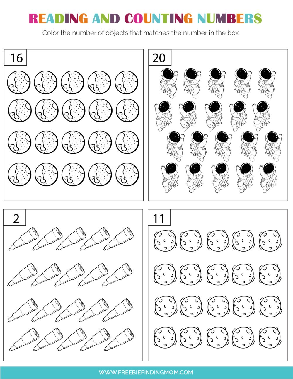 Printable Tracing Numbers Worksheets for Kindergarten