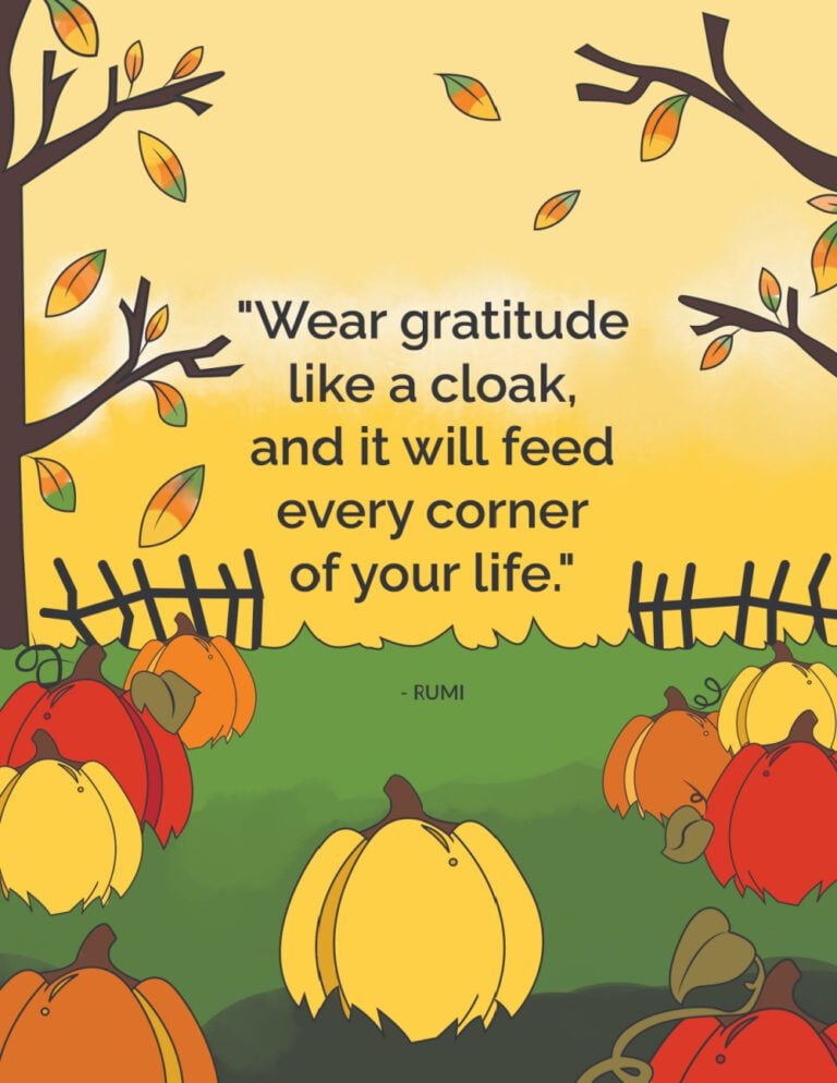 Free Printable Inspirational Happy Thanksgiving Quotes and Images