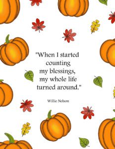 3 Free Printable Best Short Thanksgiving Quotes