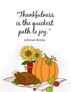 3 Free Printable Best Short Thanksgiving Quotes