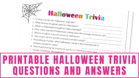 Printable Halloween Trivia Questions and Answers