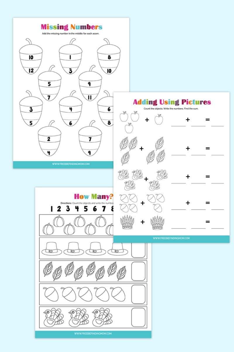 Math Worksheets Archives - Freebie Finding Mom