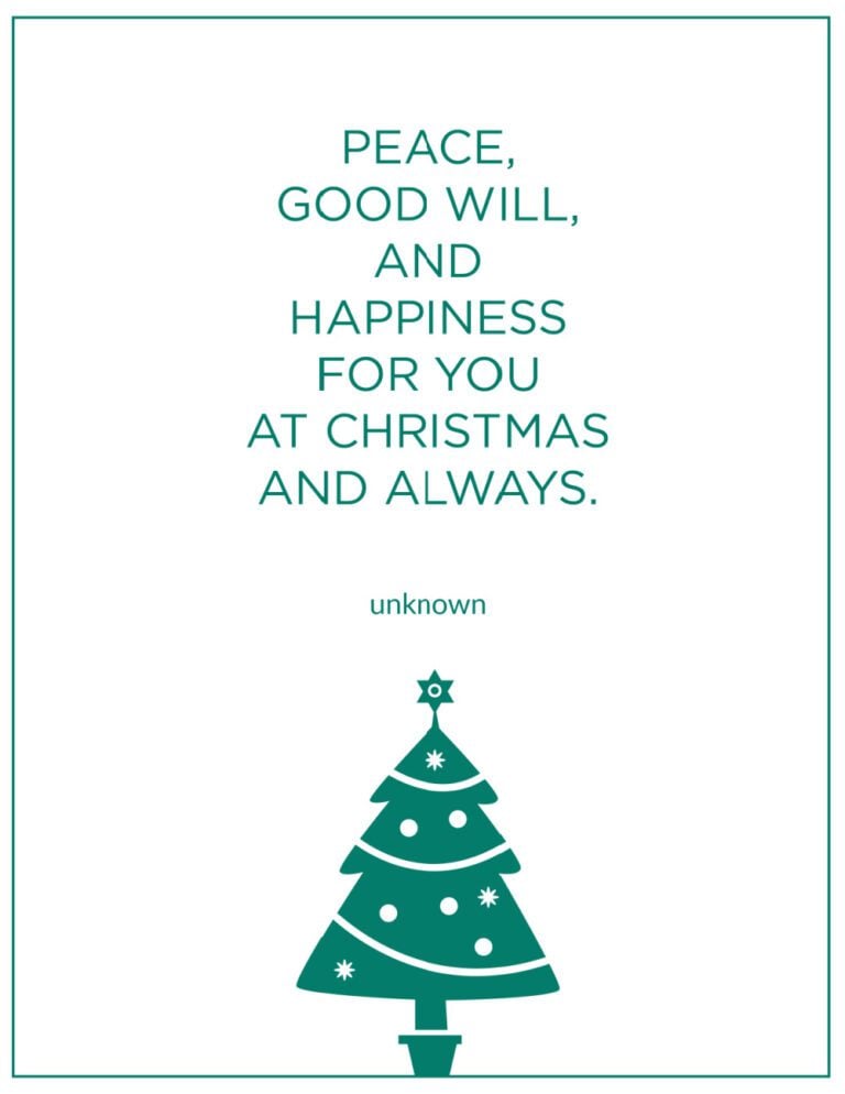 Free Printable Merry Christmas Quotes For Friends