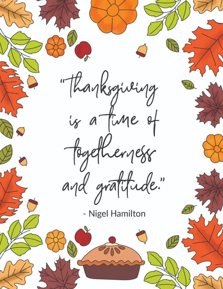 Free Happy Thanksgiving Quotes Inspirational Printables