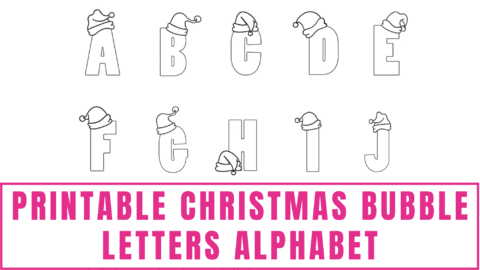 Free Merry Christmas Lettering Designs and Printable Letters