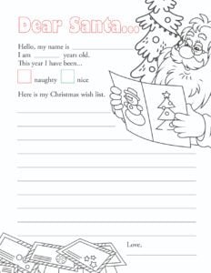3 Printable Free Christmas Letter Templates