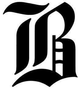 Free Printable Alphabet Letters: Old English Calligraphy Capital B