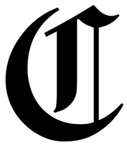 Free Printable Alphabet Letters: Old English Calligraphy Capital C