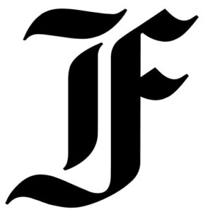 Free Printable Alphabet Letters: Old English Calligraphy Capital F