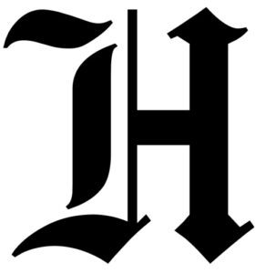 Free Printable Alphabet Letters: Old English Calligraphy Capital H