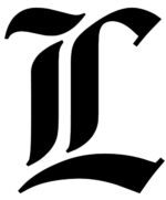 Free Printable Alphabet Letters: Old English Calligraphy Capital L