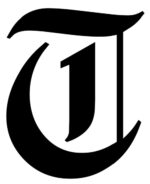 Free Printable Alphabet Letters: Old English Calligraphy Capital T