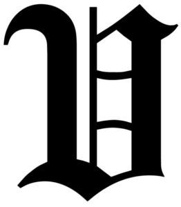 Free Printable Alphabet Letters: Old English Calligraphy Capital V