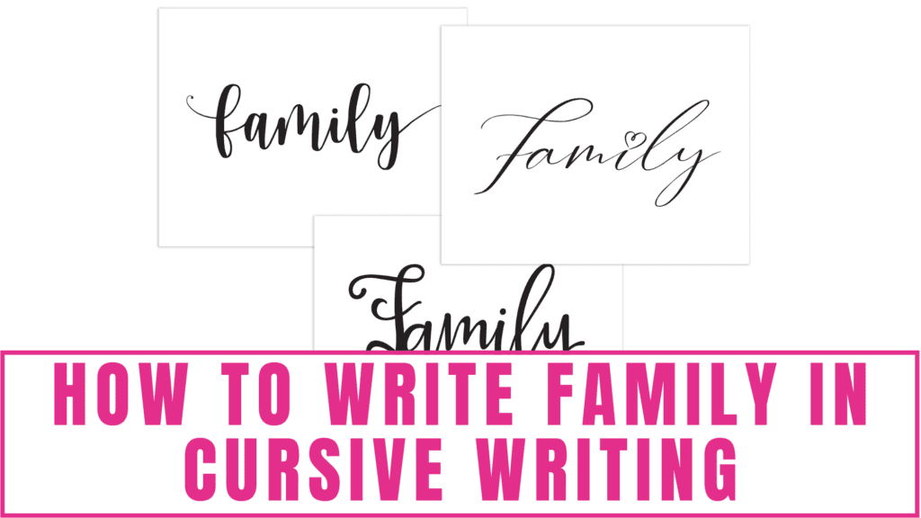 Cursive Writing WillieJemma
