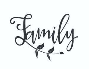 How to Write Family in Cursive Writing