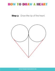 How to Draw a Heart Step-by-Step Instructions