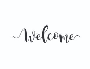 3 Free Printable Welcome Calligraphy Signs