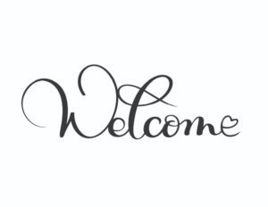 3 Free Printable Welcome Calligraphy Signs