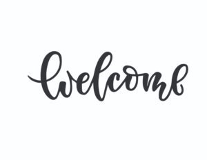 3 Free Printable Welcome Calligraphy Signs