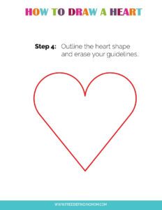 How to Draw a Heart Step-by-Step Instructions