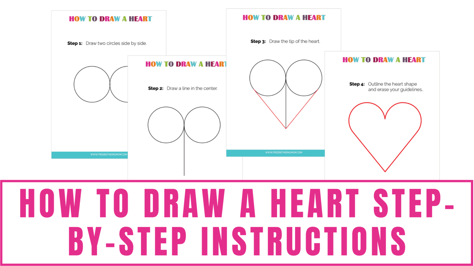 How to Draw a Heart Step-by-Step Instructions