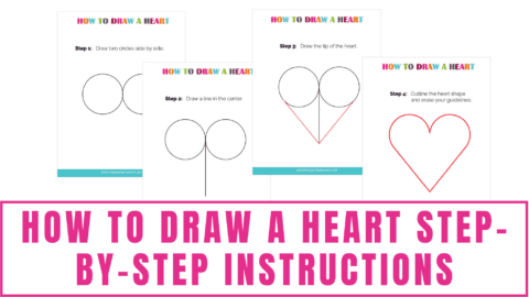 How to Draw a Heart Step-by-Step Instructions