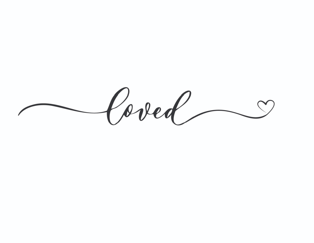 Love In Cursive Writing