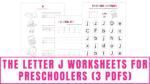 Preschool Printable Worksheets: Letter J
