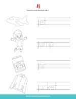 Preschool Printable Worksheets: Letter J