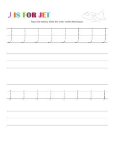 Preschool Printable Worksheets: Letter J