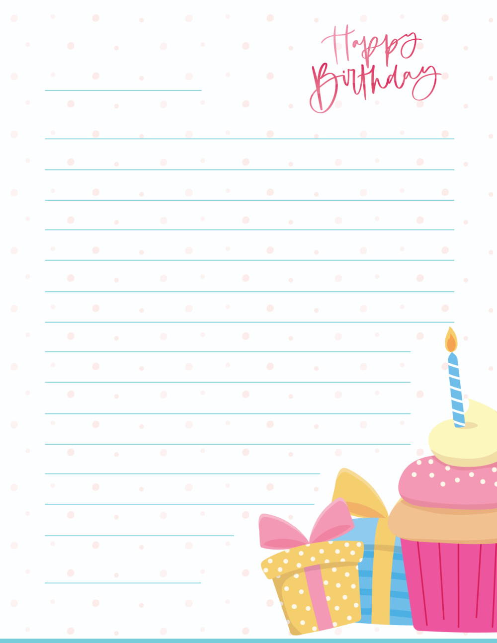 3 Free Printable Happy Birthday Letters