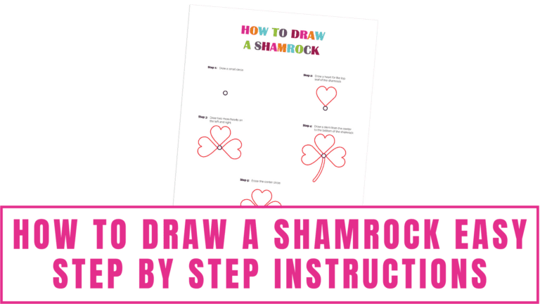 How to Draw a Shamrock: Easy Step by Step Instructions