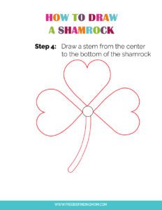 How to Draw a Shamrock: Easy Step by Step Instructions
