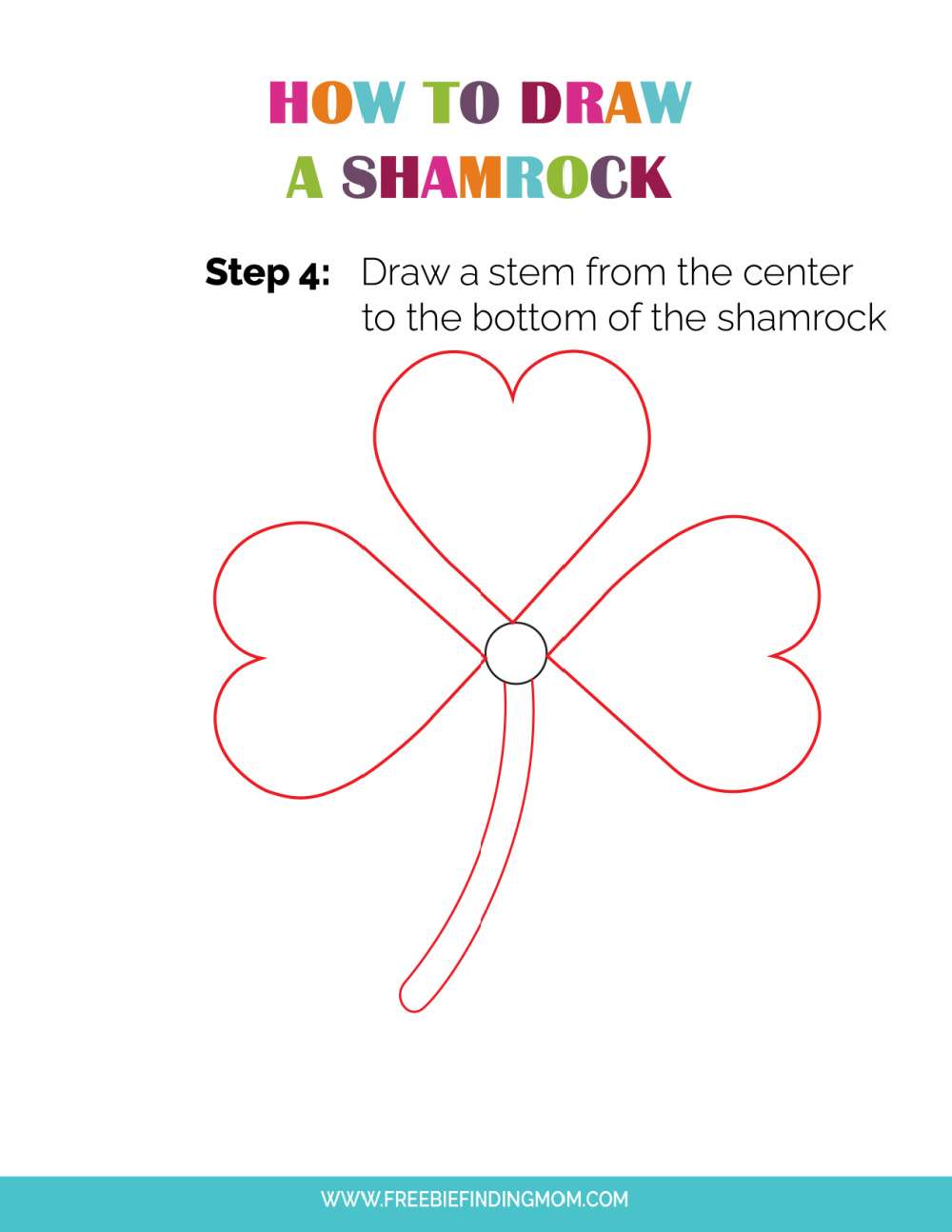 How to Draw a Shamrock: Easy Step by Step Instructions