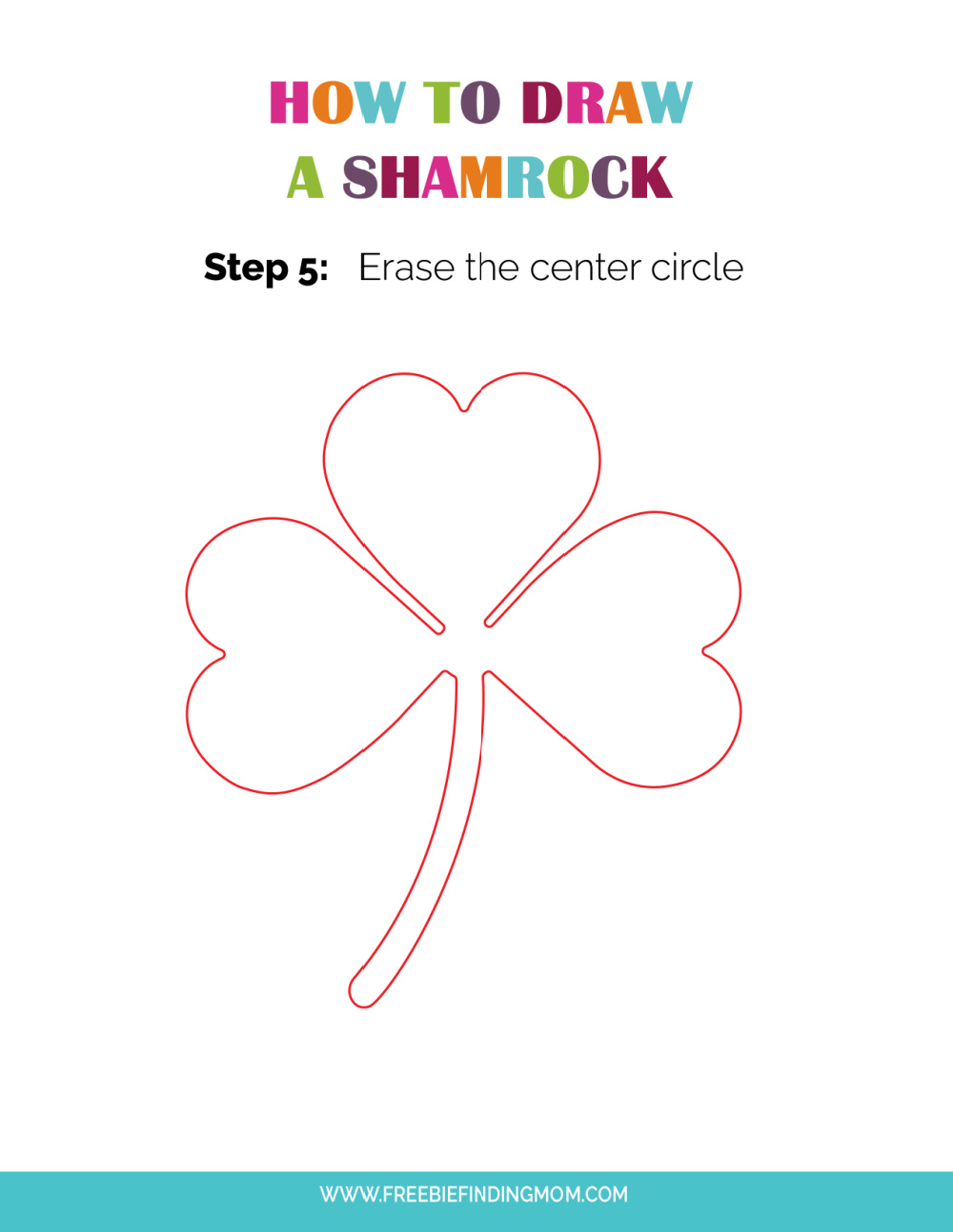 How to Draw a Shamrock: Easy Step by Step Instructions