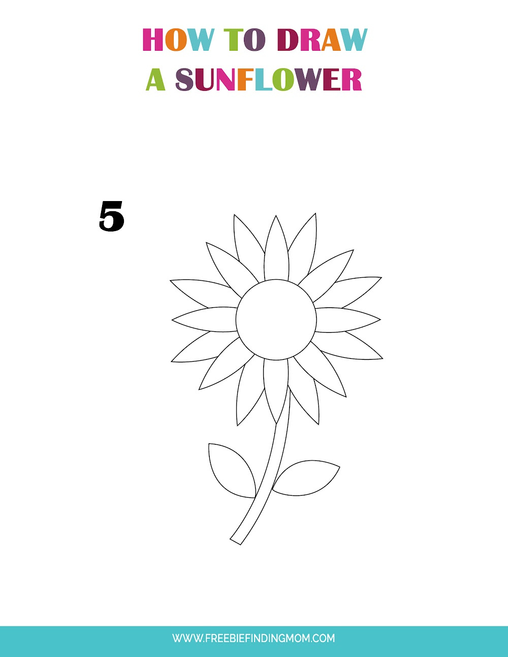 How to Draw a Sunflower: Easy Step-by-Step Instructions