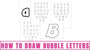 How to Draw Bubble Letters