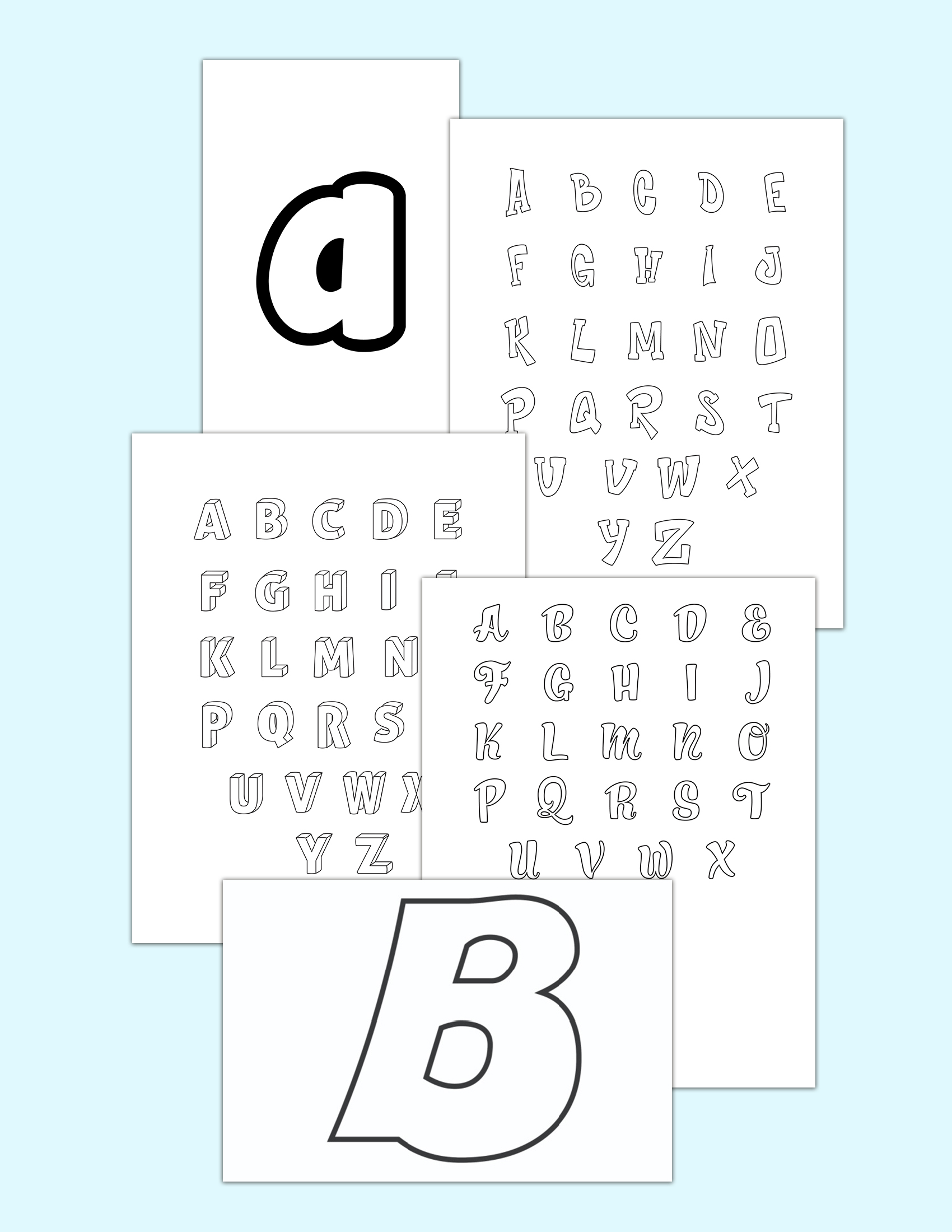 How To Draw Bubble Letters Freebie Finding Mom